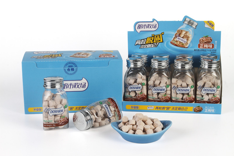 Caramelo bajo de poca azúcar del sabor del ciruelo de la caloría del ...